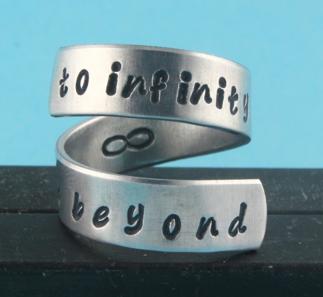 To Infinity and Beyond Ring - to Infinity Ring - Best Friend Ring ...