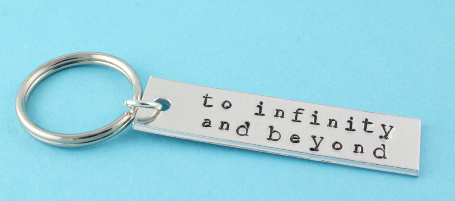 To Infinity and Beyond Keychain - Best Friends Keychain - Couples Gift ...
