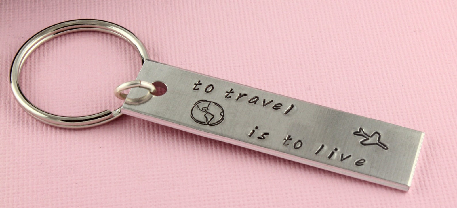 Travel Keychain - Travel Keyring - Travel Gift - Traveler Gift ...