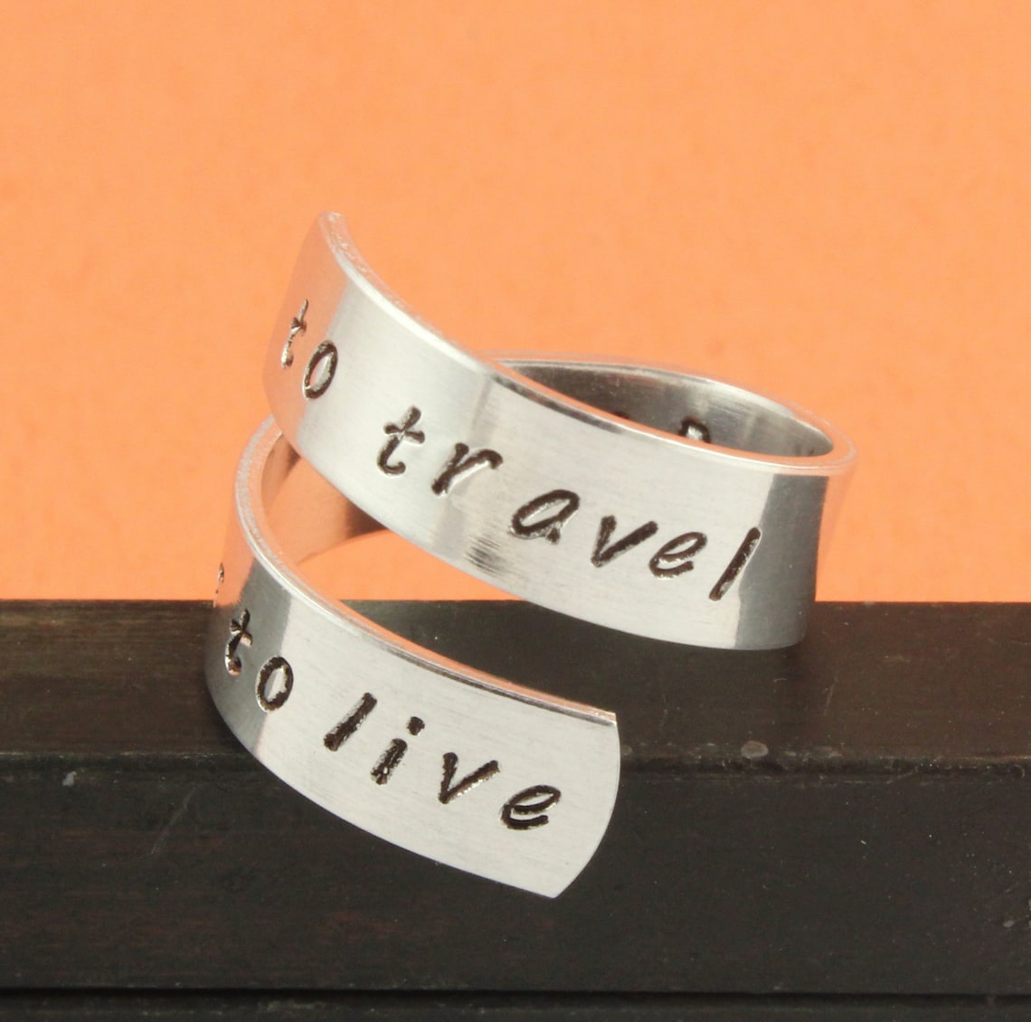 To Travel is to Live Ring - Travel Ring - Adjustable Ring - Twist Ring ...