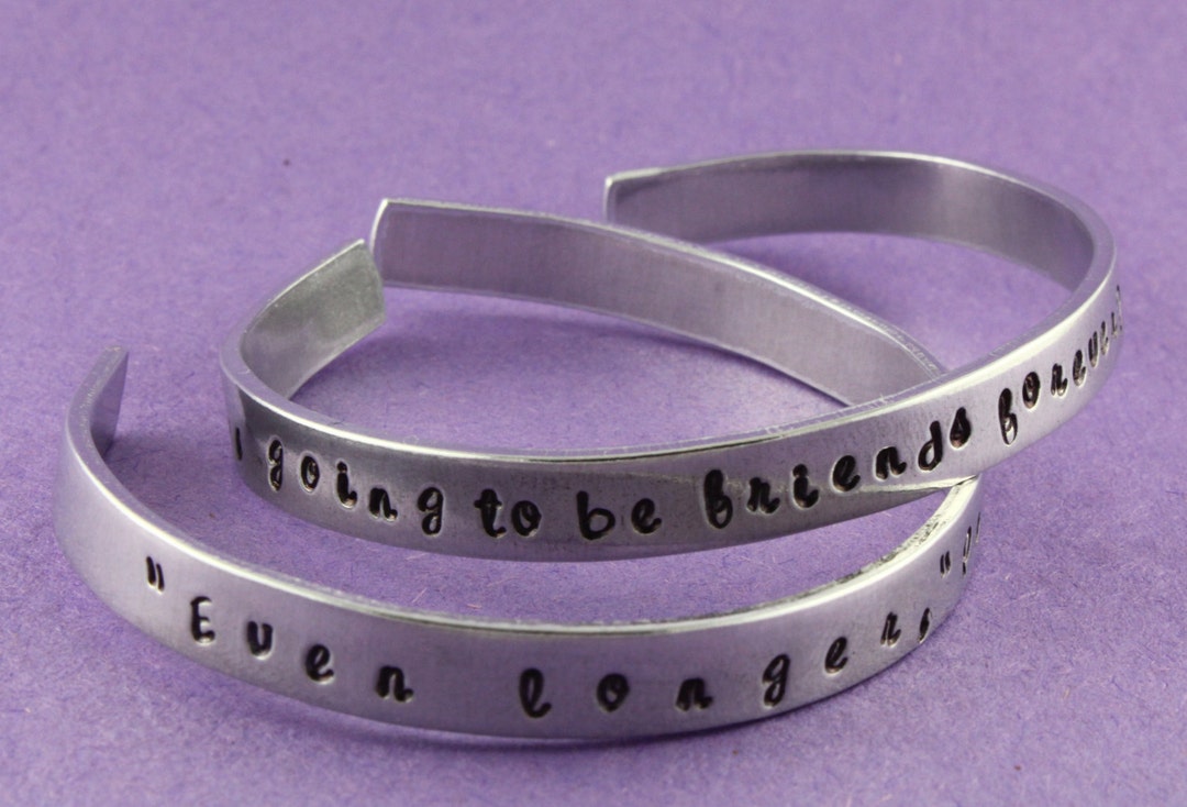 Friends Forever Cuff Bracelets - Silver Bracelets - BFF Bracelets ...