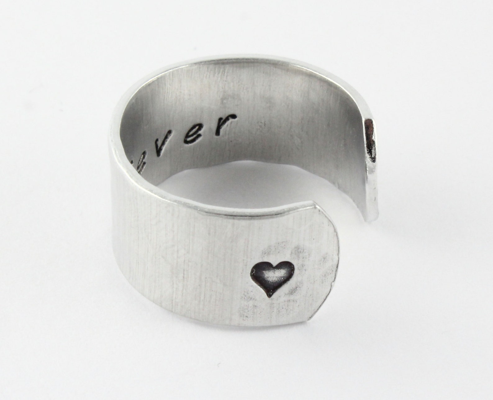 Love Ring - Love Forever Ring - Heart Ring - Adjustable Ring ...