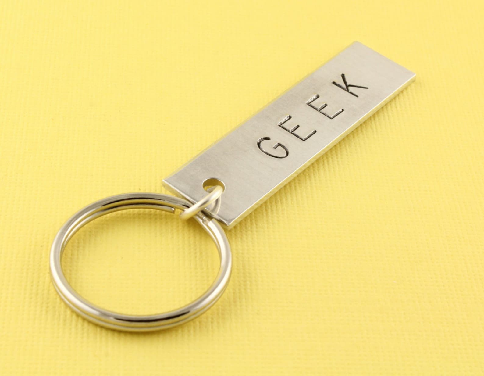 Geek Keychain Geekery Keychain Geek Keyring Geek Key | Etsy