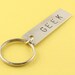 Geek Keychain - Geekery Keychain - Geek Keyring - Geek Key Chain - Geek ...
