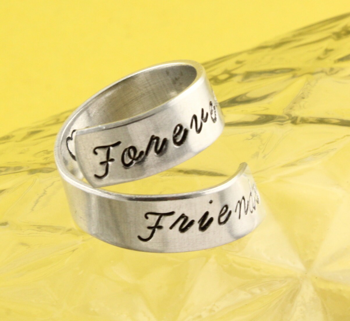 Friends Ring Forever Friends Ring Wrap Ring Twist Ring | Etsy