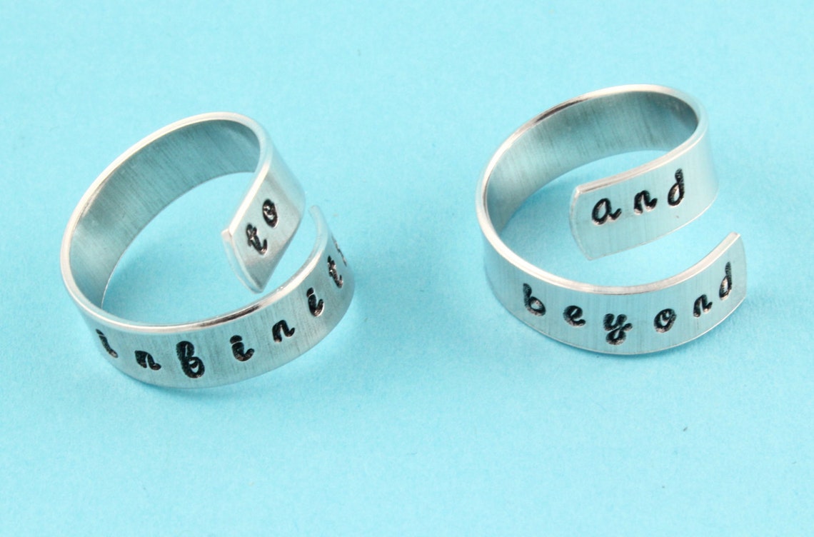 To Infinity Rings - Forever Ring - Adjustable Twist Rings - Silver ...