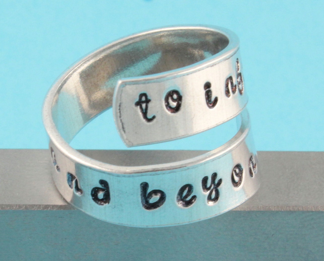 To Infinity and Beyond Ring Adjustable Ring Twist Ring - Etsy