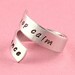 Keep Calm and Dance Ring - Gift for Ballerina - Ballet Gift - Twist ...