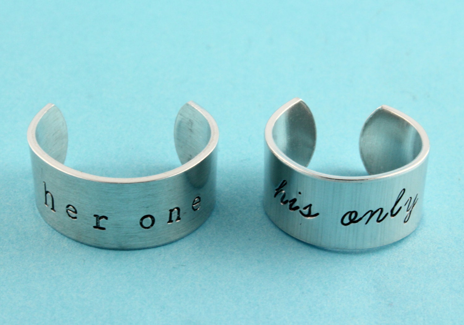 His One Ring - Her Only Ring - Adjustable Rings - Anniversary Gift ...