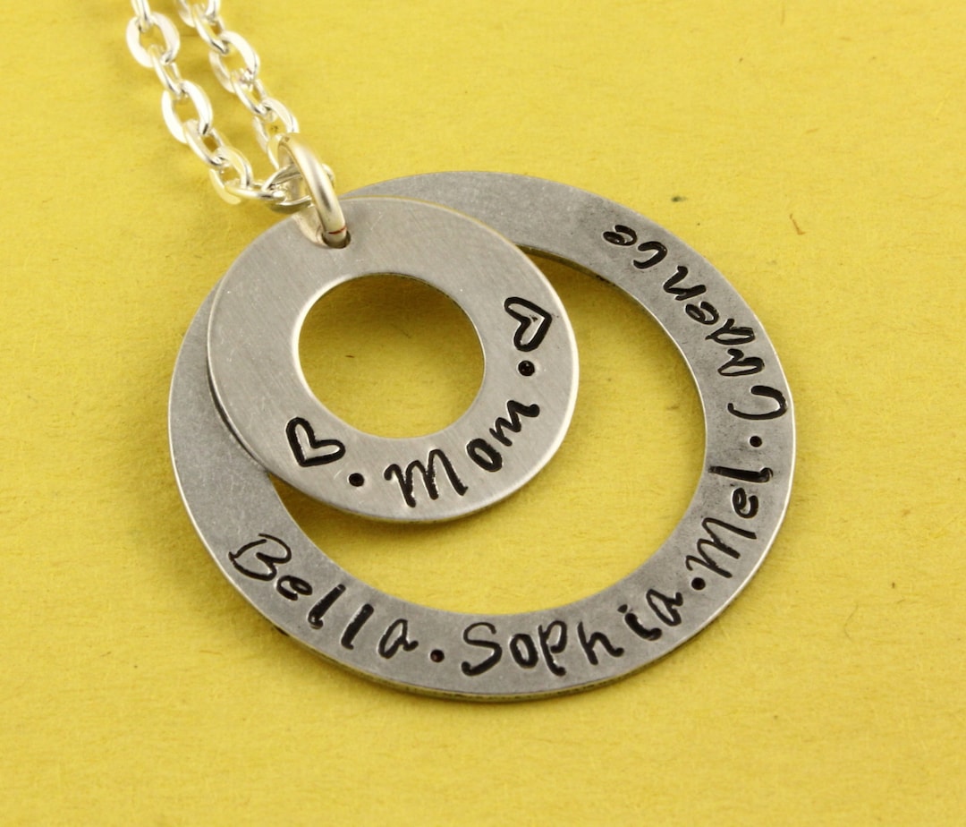 Personalized Mom Necklace - Custom Necklace - Personalized Necklace ...
