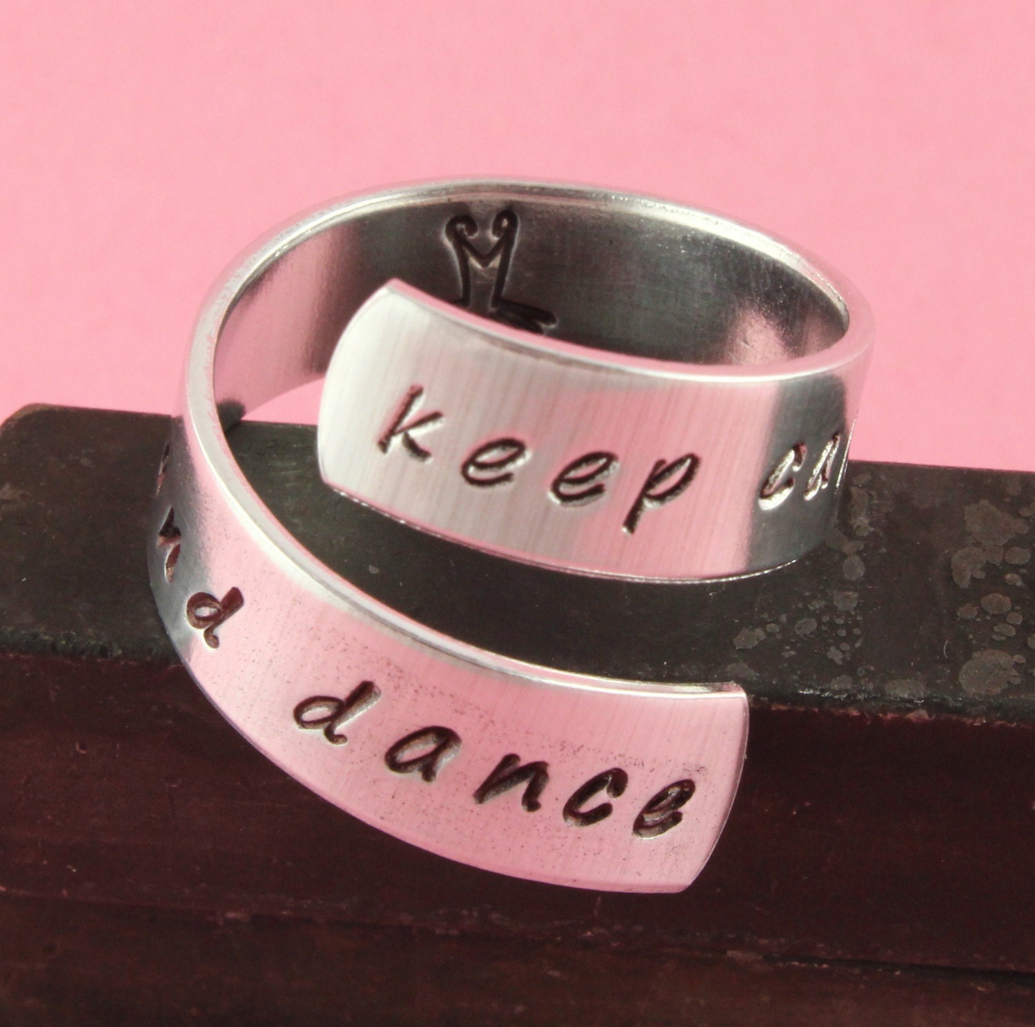 Keep Calm and Dance Ring Gift for Ballerina Ballet Gift - Etsy