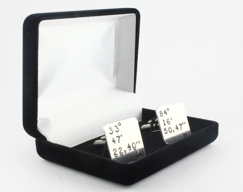 Cufflinks Box Cuff Links Box Black Cufflinks Box Black - Etsy