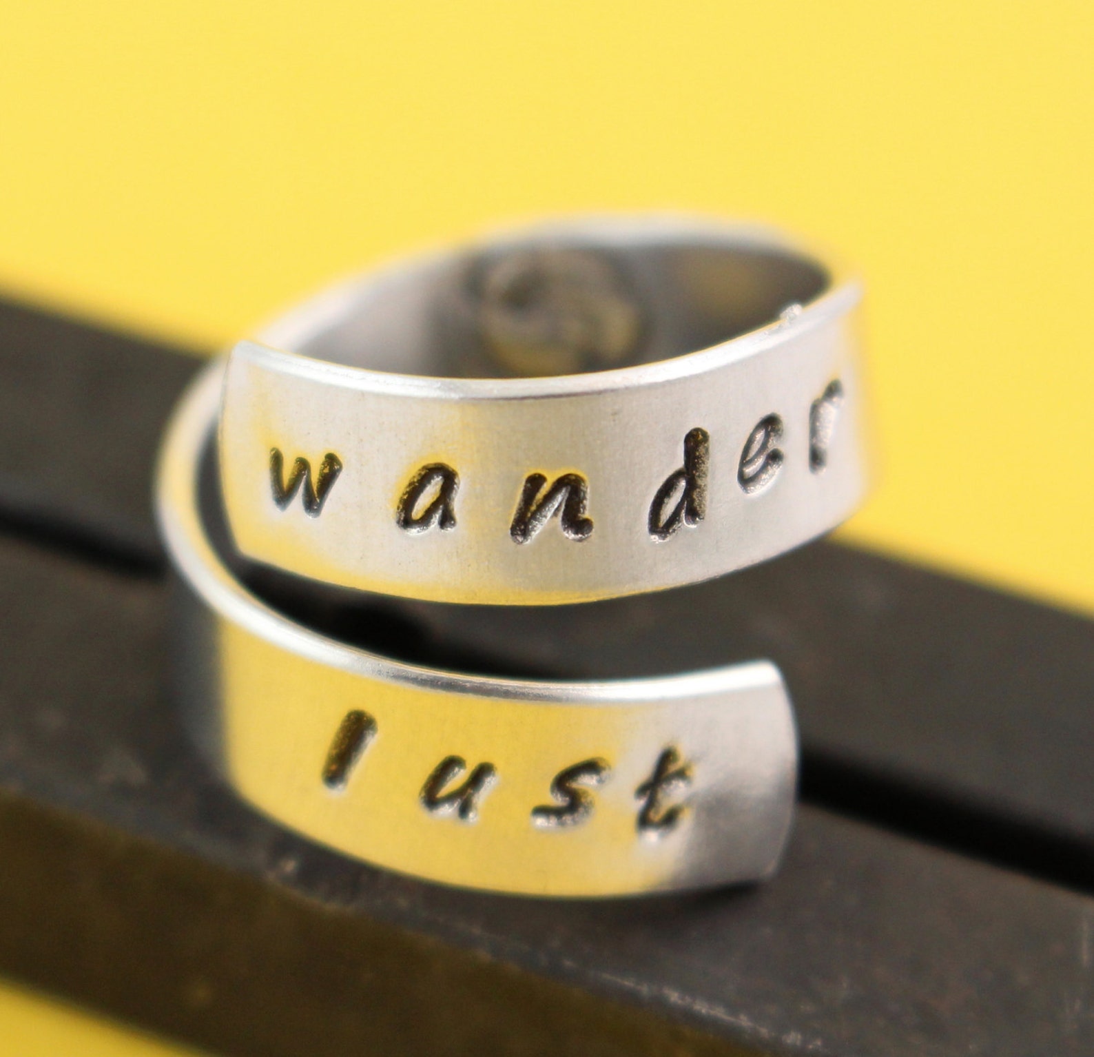 Wanderlust Ring - Traveler Ring - I Love to Travel Ring - Travel Ring ...
