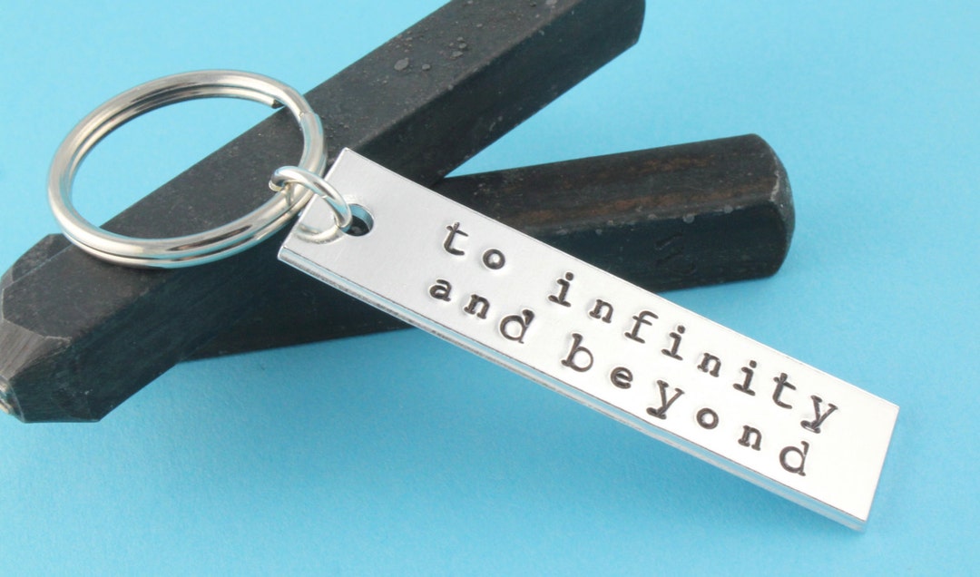 To Infinity and Beyond Keychain - Best Friends Keychain - Couples Gift ...