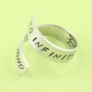 SALE to Infinity and Beyond Wrap Ring With Rocket Best - Etsy