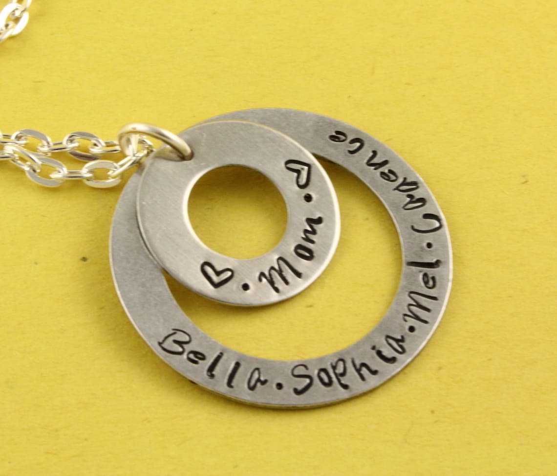 Personalized Mom Necklace - Custom Necklace - Personalized Necklace ...