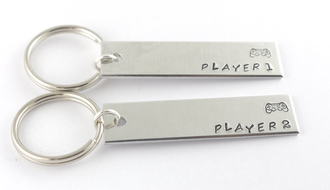 Player 1 Keychain - Player 2 Keychain - Player 1 and Player 2 Keychain ...