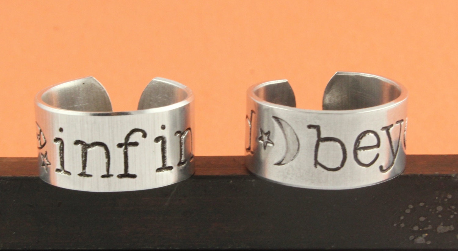 SALE to Infinity and Beyond Ring Set Best Friends Ring - Etsy