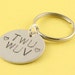SALE Twu Wuv Keychain True Love Aluminum Key Ring Key Chain Keyring ...