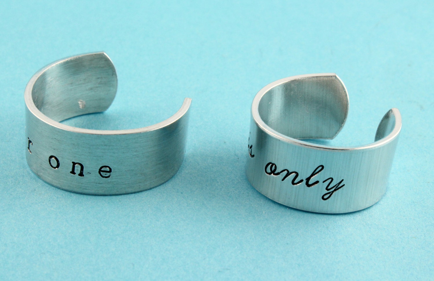 His One Ring - Her Only Ring - Adjustable Rings - Anniversary Gift ...