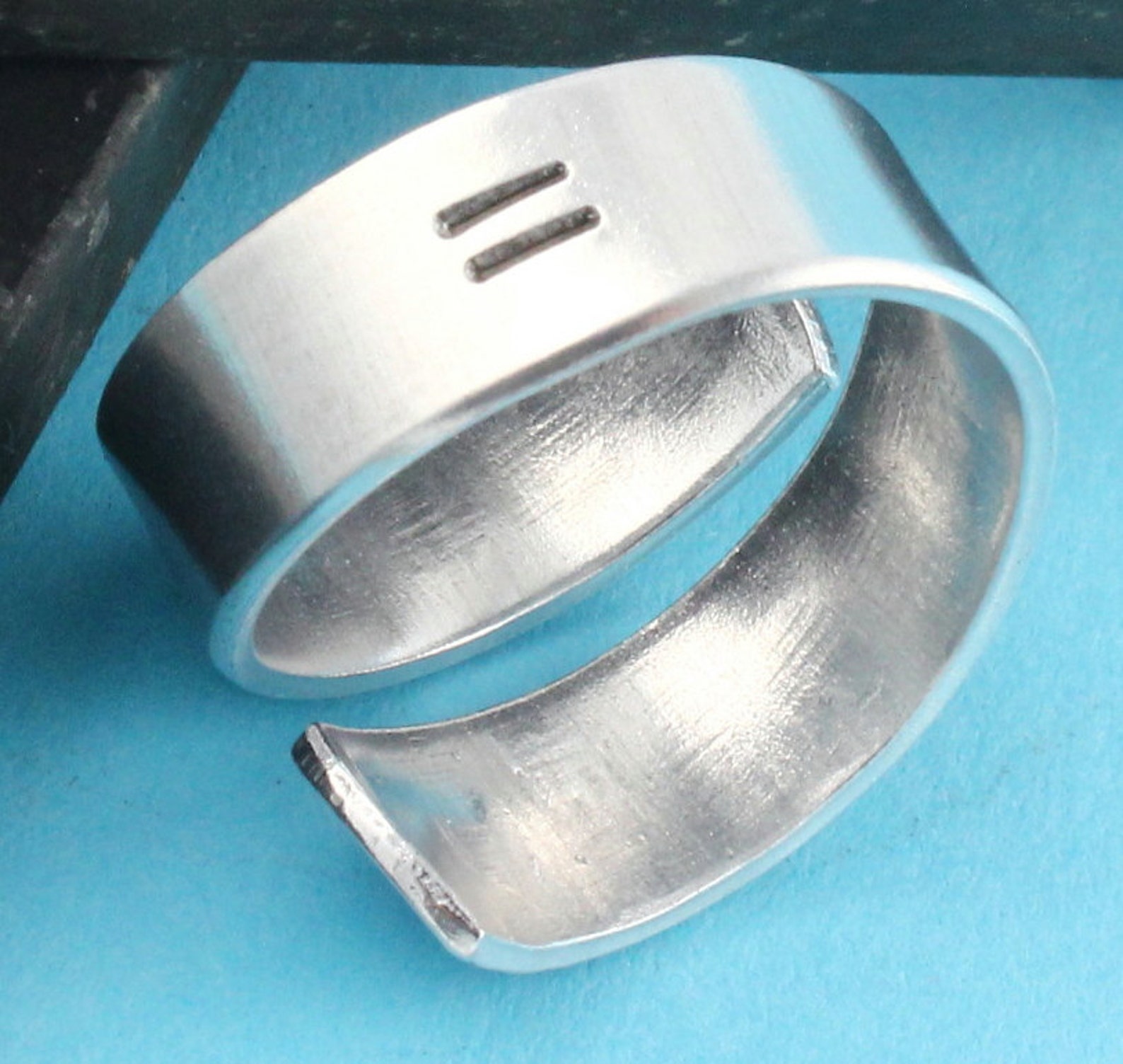 Ohana Equals Family Ring - Adjustable Ring - Twist Ring - Wrap Ring ...