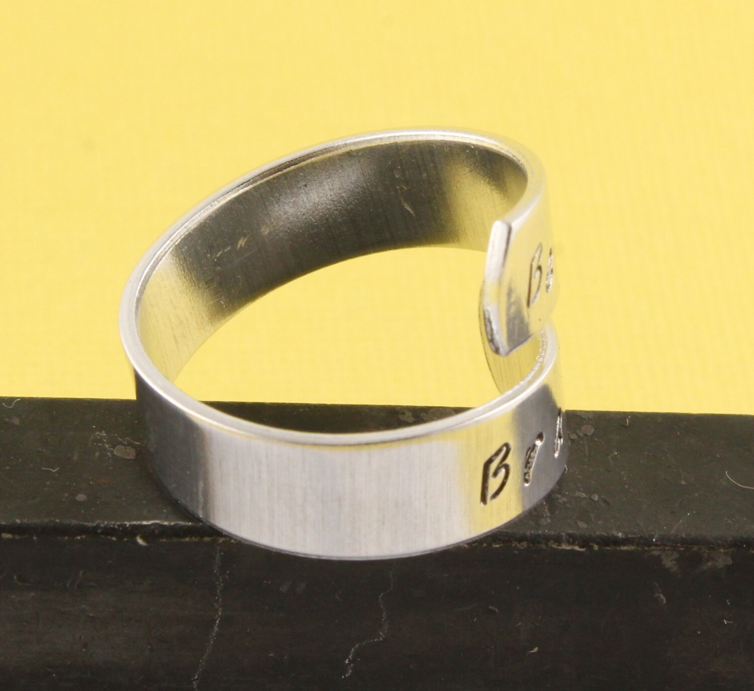 Be Brave Ring - Adjustable Ring - Wrap Ring - Twist Ring - Silver Ring ...