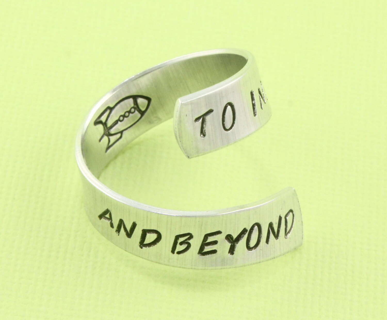 SALE to Infinity and Beyond Wrap Ring With Rocket Best - Etsy