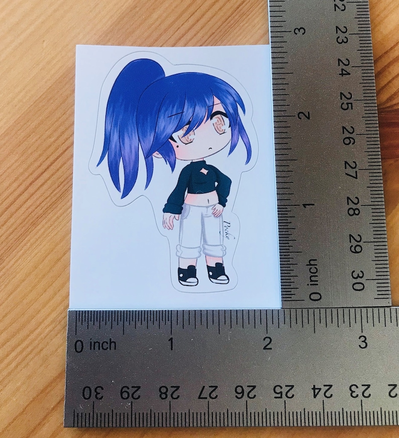 Gacha Girl, Gacha Life Art Vinyl Sticker - Etsy UK