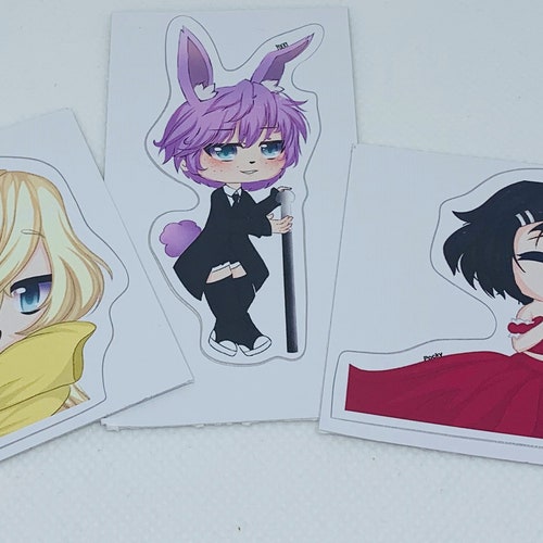 Gacha Life Art Stickers Bundle Set of Ten 10 Stickers | Etsy
