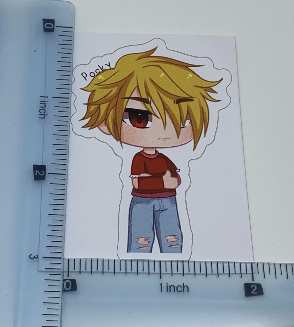 Gacha Blond Boy - Gacha Life Art Sticker - Etsy