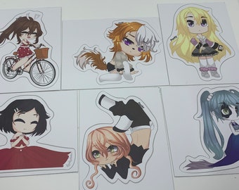 Gacha Life Art Stickers Bundle Set of Ten 10 Stickers - Etsy