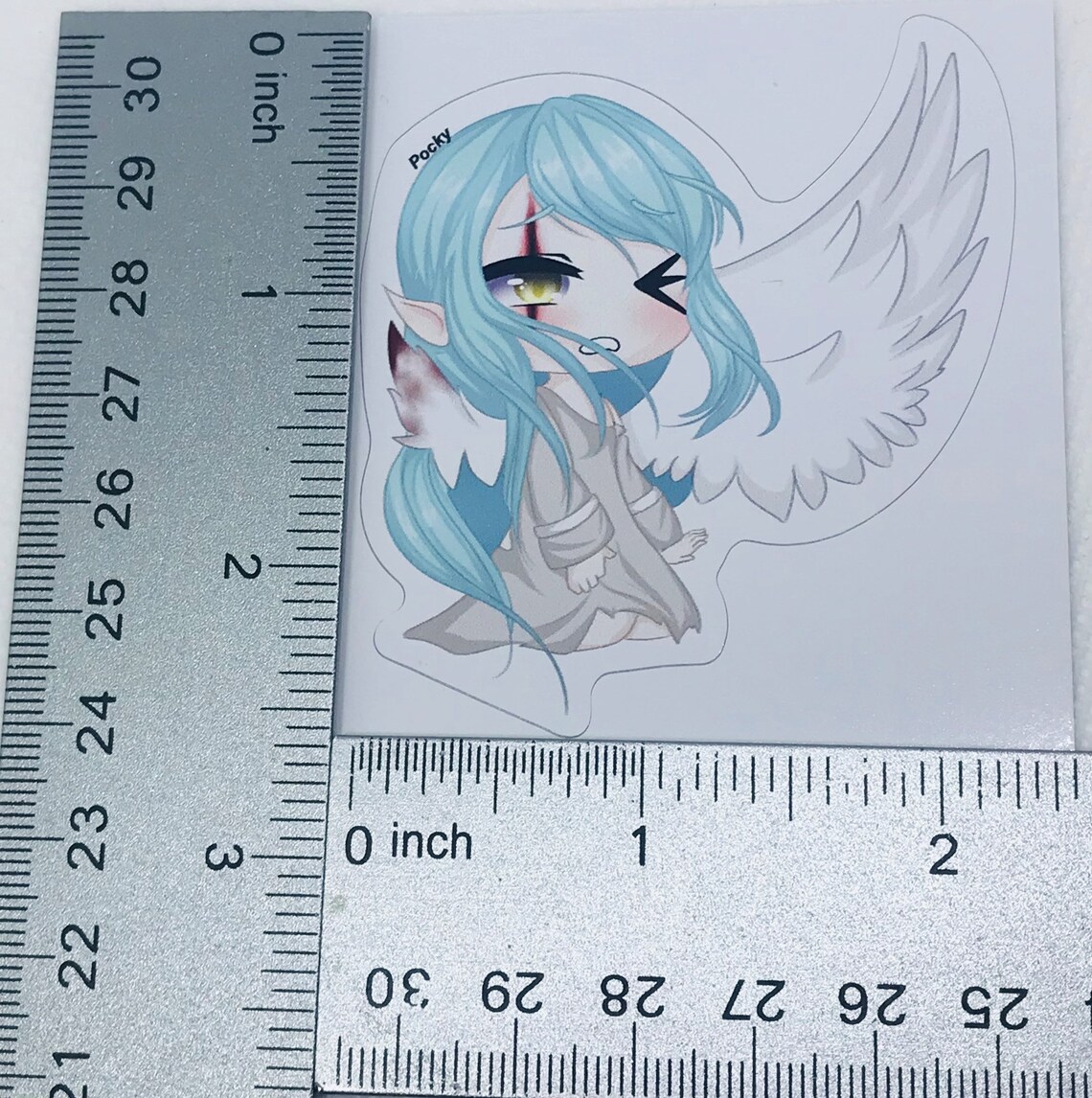 Gacha Broken Wing Angel - Gacha Life Art Vinyl Sticker - Etsy