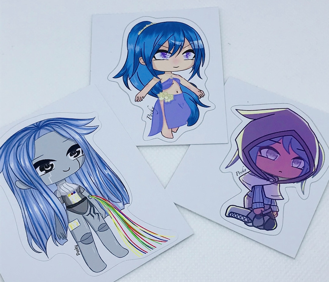 Gacha Life Art Stickers Bundle - Set of Three (3) Stickers - Etsy