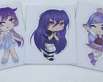 Gacha Life Art Stickers Bundle Set of Ten 10 Stickers - Etsy
