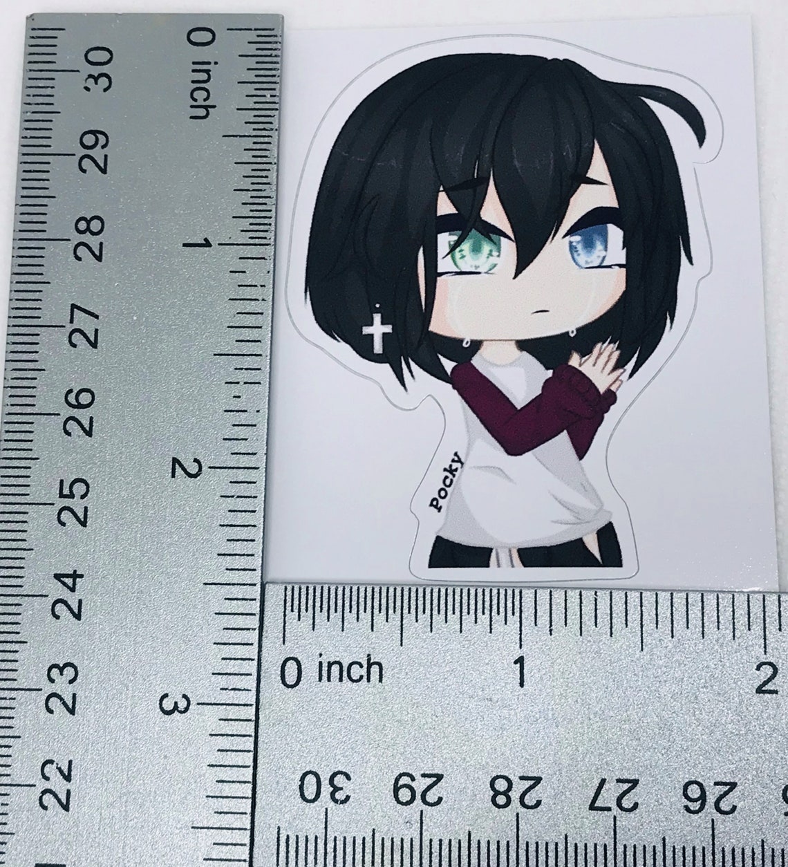 Gacha Girl Crying, Gacha Life Art Vinyl Sticker - Etsy