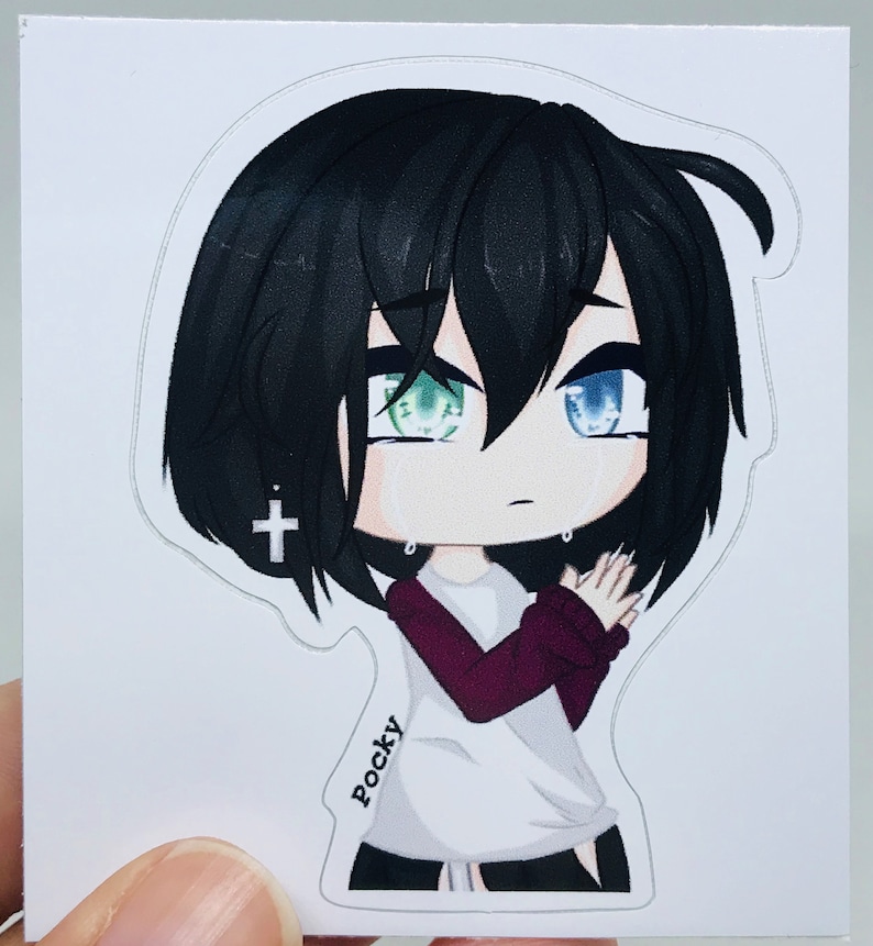 Gacha Girl Crying, Gacha Life Art Vinyl Sticker - Etsy Finland