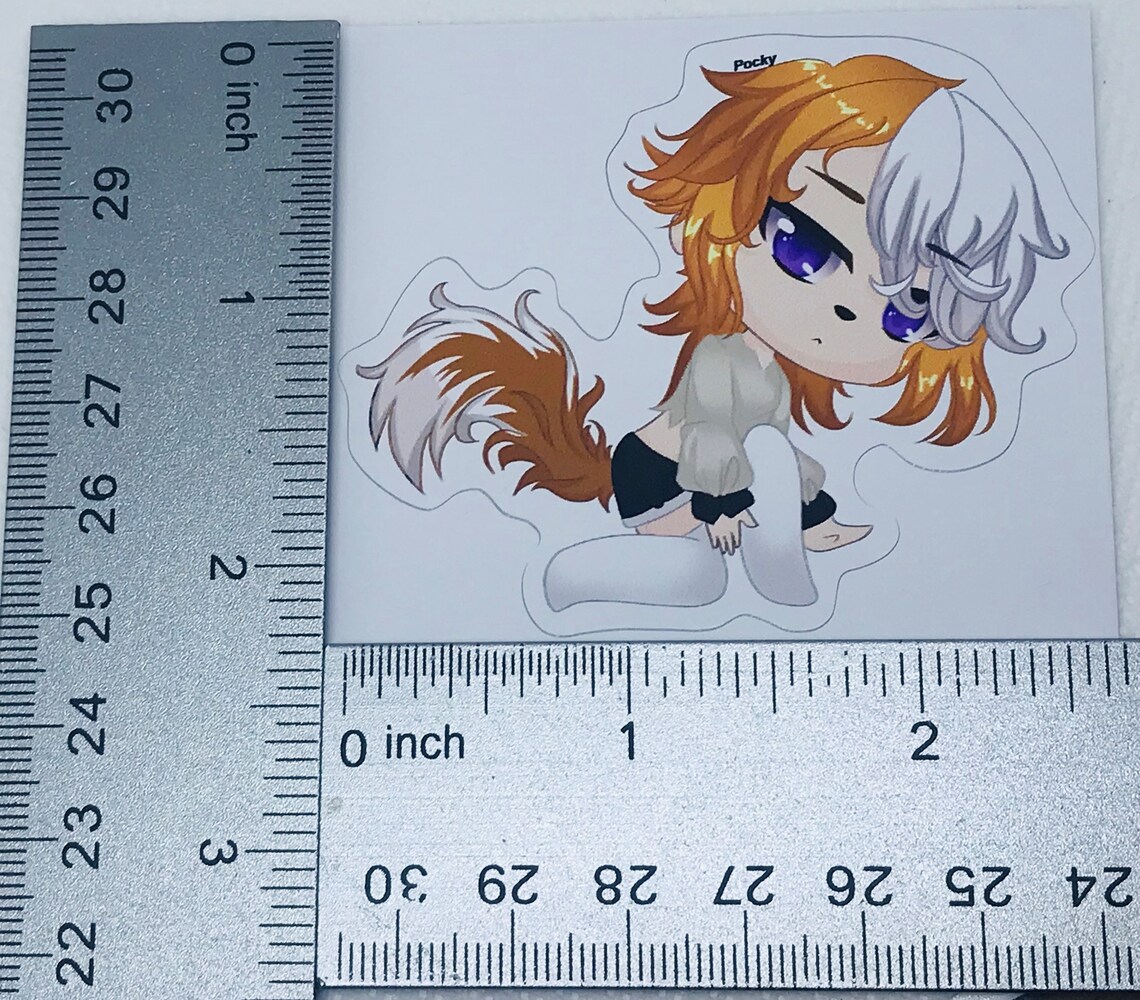 Gacha Fox - Gacha Life Art Vinyl Sticker - Etsy