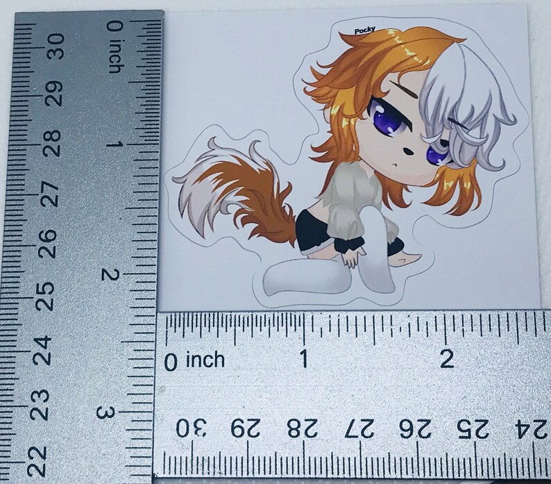 Gacha Fox - Gacha Life Art Vinyl Sticker - Etsy