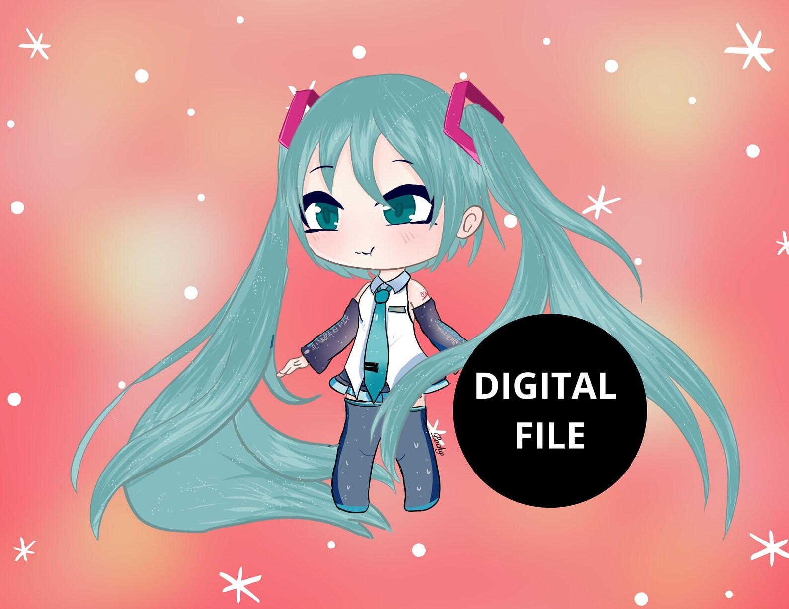 Gacha Life Birthday Party Personalized Poster and Printable Single ...