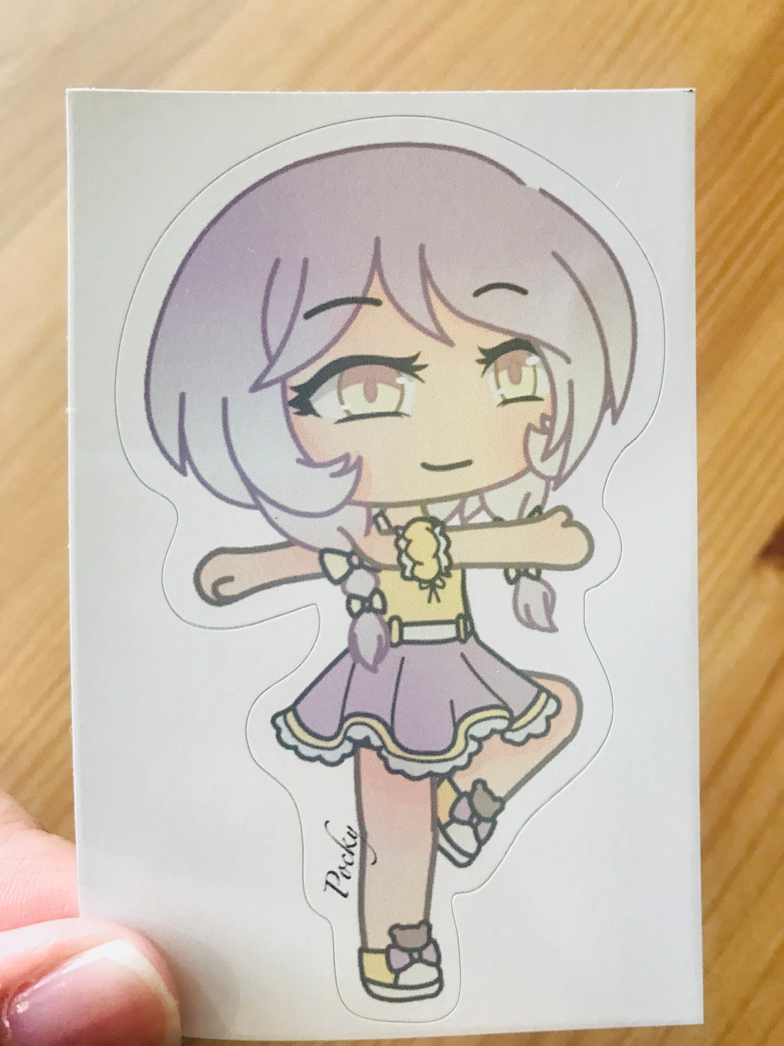 Gacha Life Art Stickers Bundle Set Of Three 3 Stickers Etsy