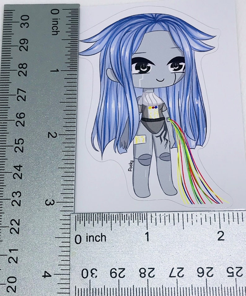 Gacha Robot, Gacha Life Art Sticker - Etsy