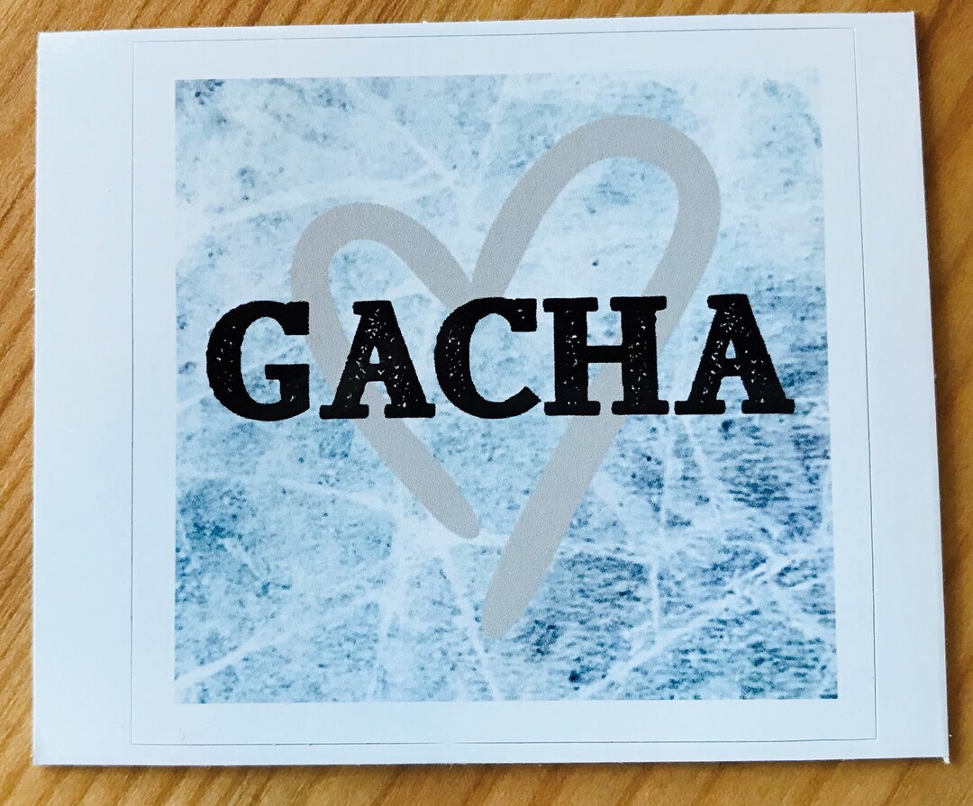 Gacha Vinyl Sticker - Etsy