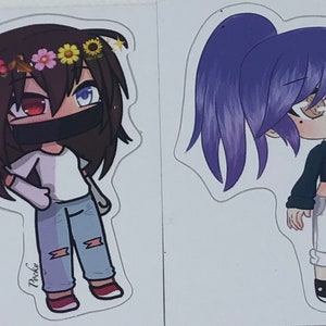Gacha Life Art Stickers Bundle - Set of Ten (10) Stickers - Etsy