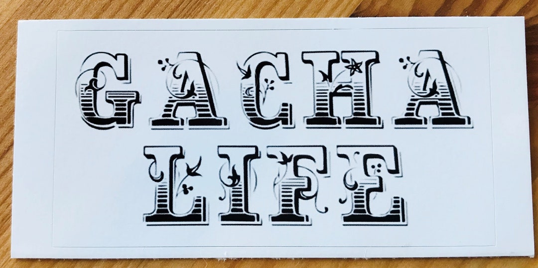 Gacha Life Vinyl Sticker - Etsy
