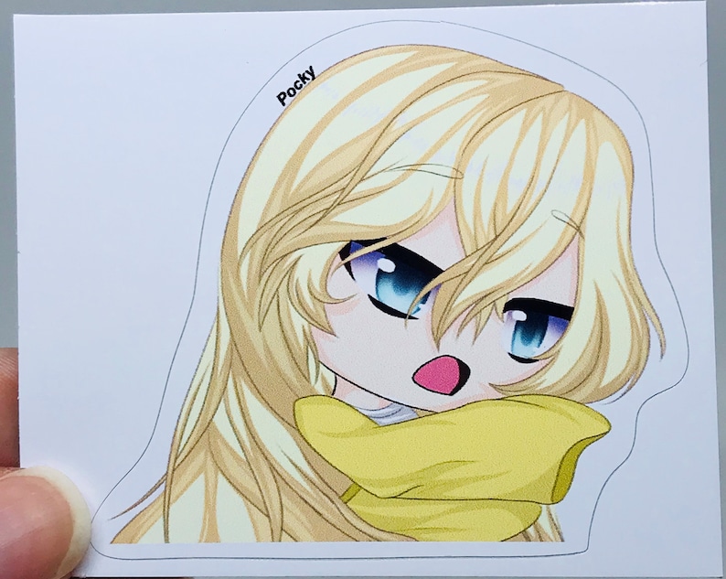 Gacha Blonde Girl - Gacha Life Art Vinyl Sticker - Etsy