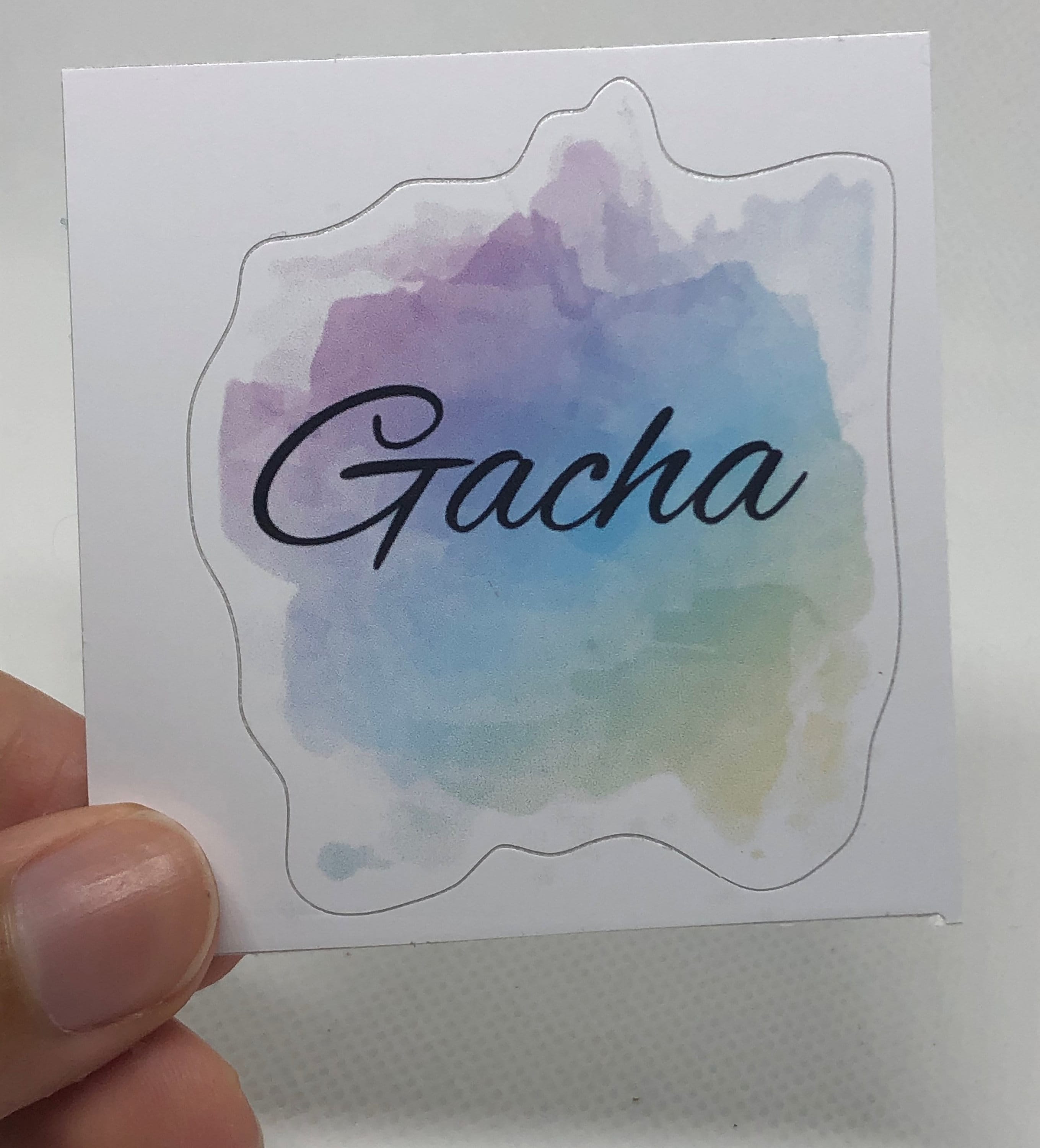 Gacha Vinyl Sticker - Etsy