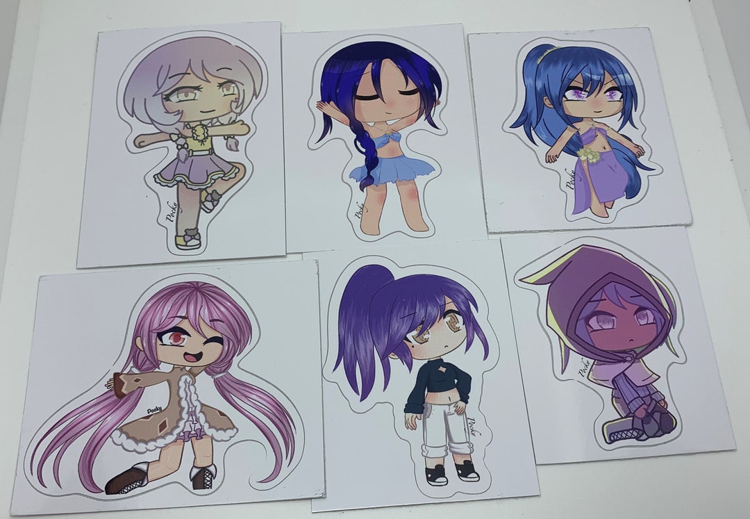 Gacha Life Art Sticker Bundle set of 20 Stickers All - Etsy