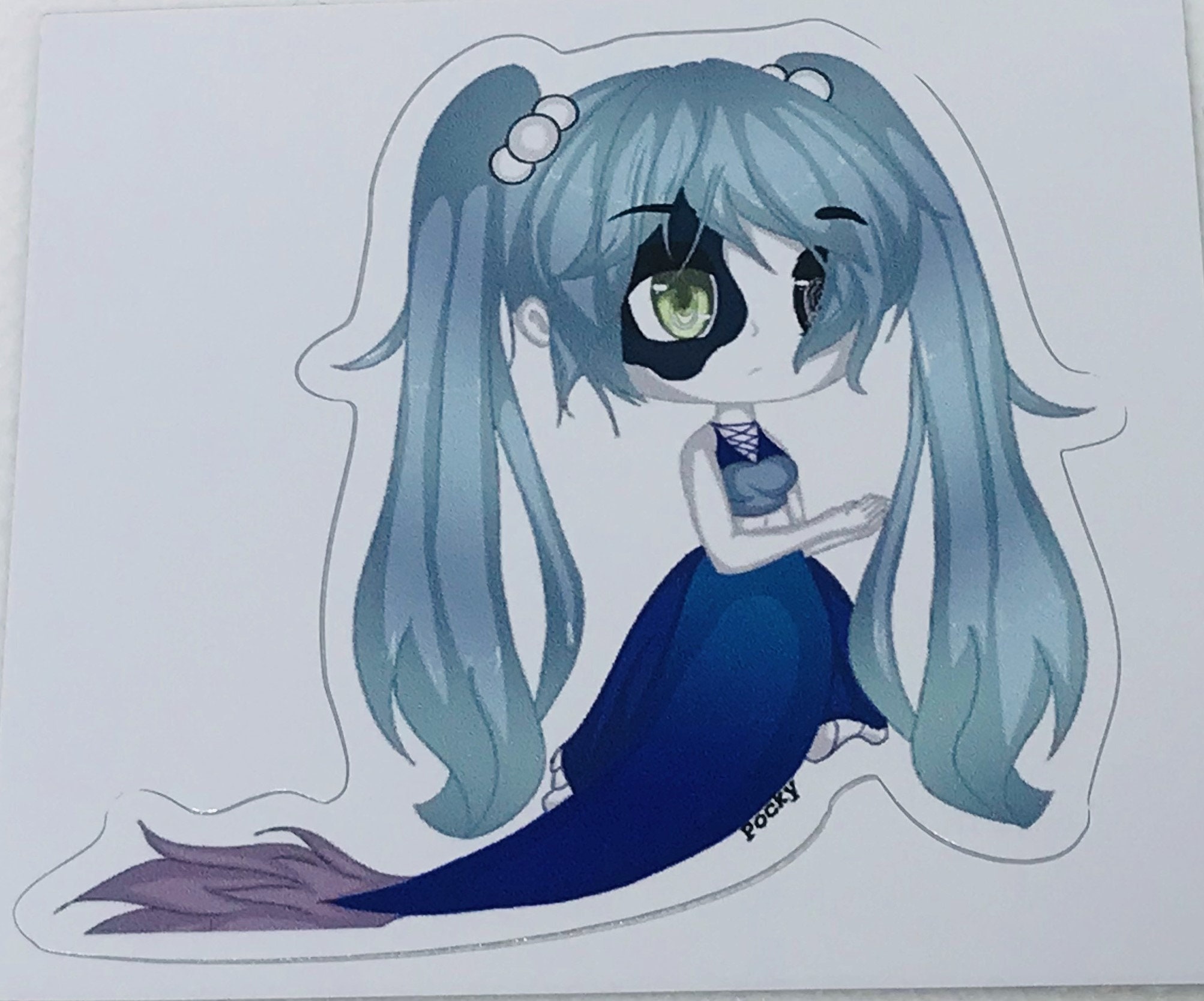 Gacha sirena, Gacha Life Arte Vinilo Pegatina - Etsy México