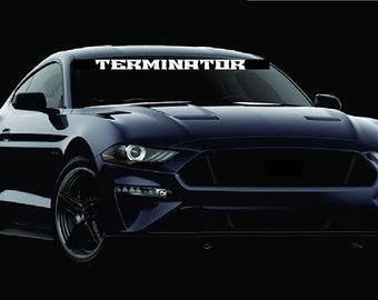 Windshield Banner Mustang - Etsy