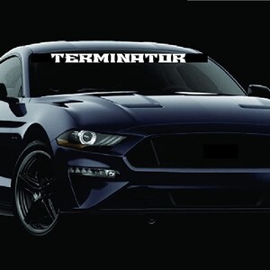 Terminator Front Window Banner Voodoo Coyote Windshield Banner Decal ...